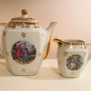 Limoges | Dining | Vintage Limoges France Hand Painted Gold Trim 3 ...